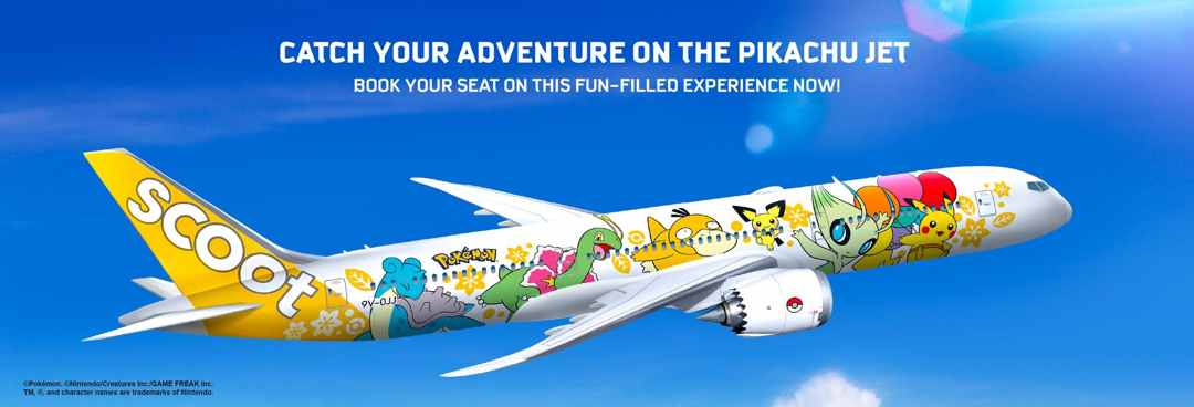Exclusive! Try Scoot X Pokémon Jet Flights in Singapore