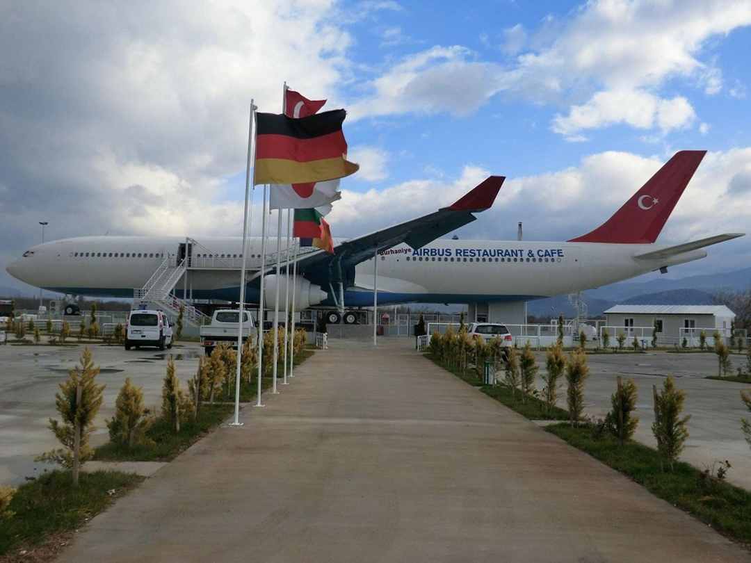 This Airplane in Turkey is Turned Into A Restaurant